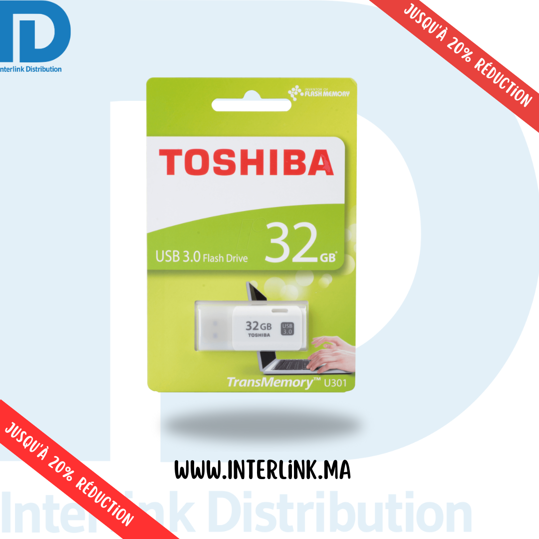 Cle USB TOSHIBA 32Go - Interlink Distribution